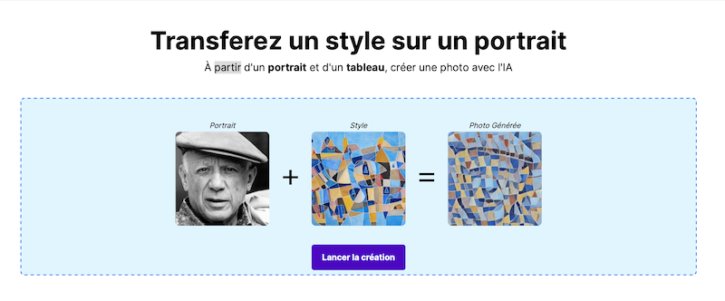 Data4Declic | Générez votre photo stylée