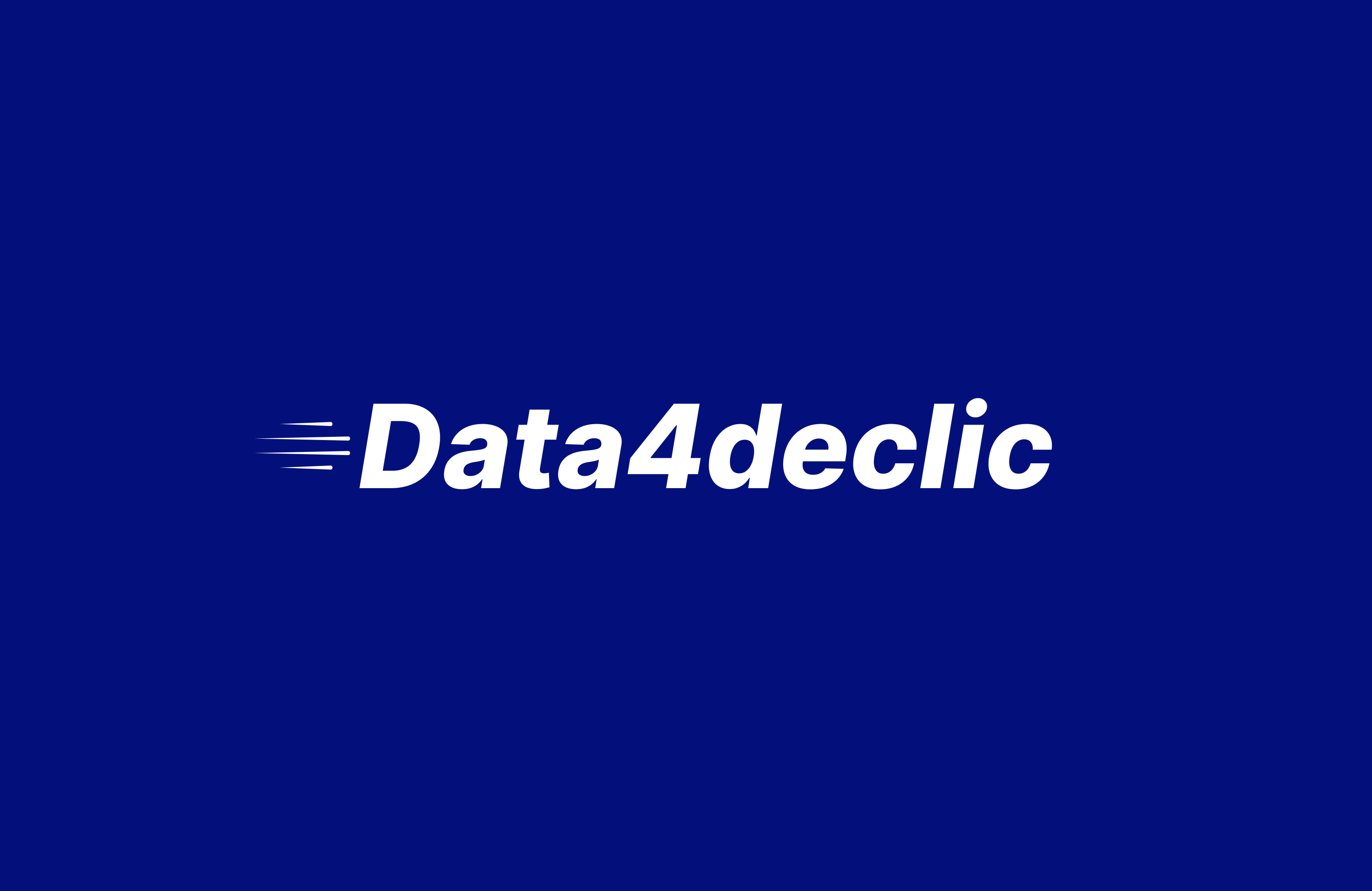 Data4Declic | Construisons votre projet Tech & Data